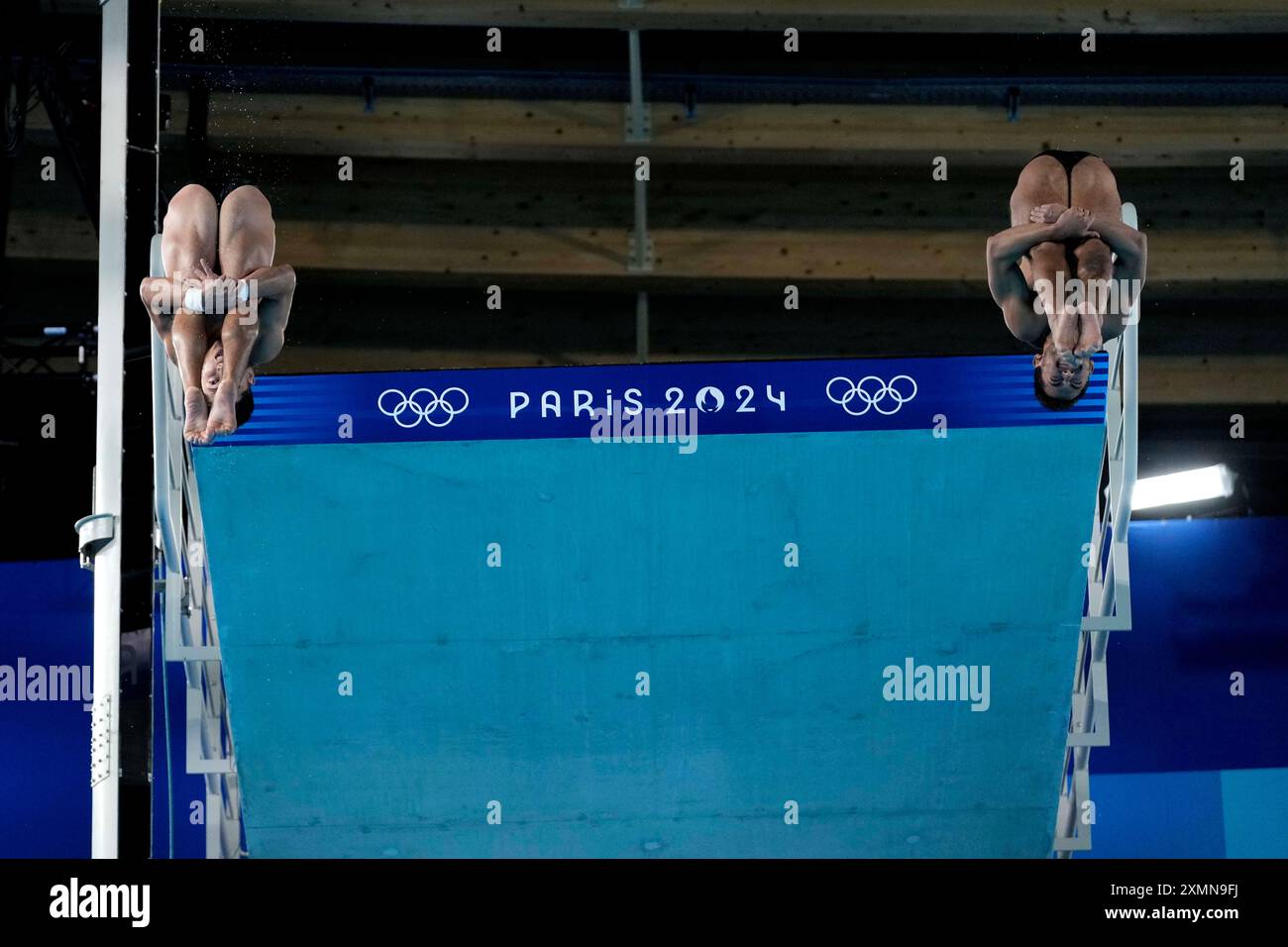 Mexico's Kevin Berlin Reyes and Randal Willars Valdez compete in the ...