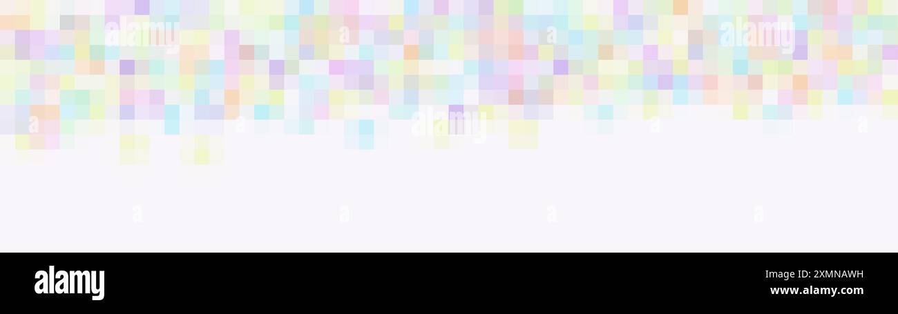 Soft pastel pixelated gradient on a white background, creating a ...