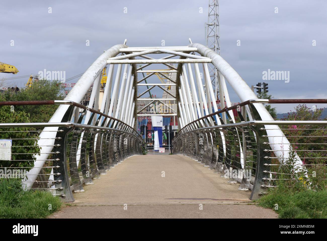 Sam Thompson Bridge in Victoria Park, Belfast Stock Photo - Alamy