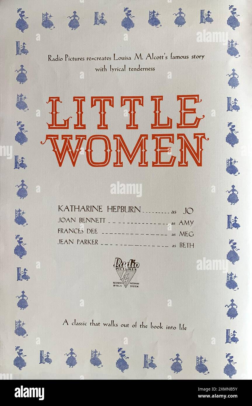 KATHARINE HEPBURN JOAN BENNETT FRANCES DEE and JEAN PARKER in LITTLE ...