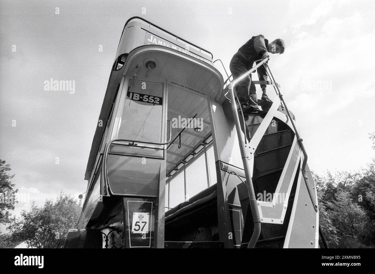 Old Bus at Amberley Museum which is an open-air industrial heritage ...