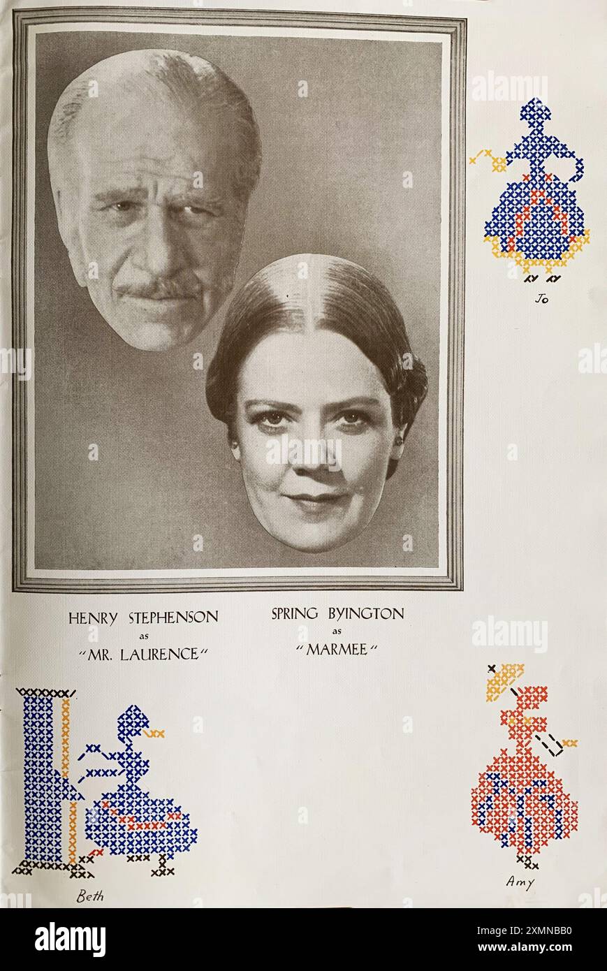 HENRY STEPHENSON as Mr. Laurence and SPRING BYINGTON as Marmee March in ...