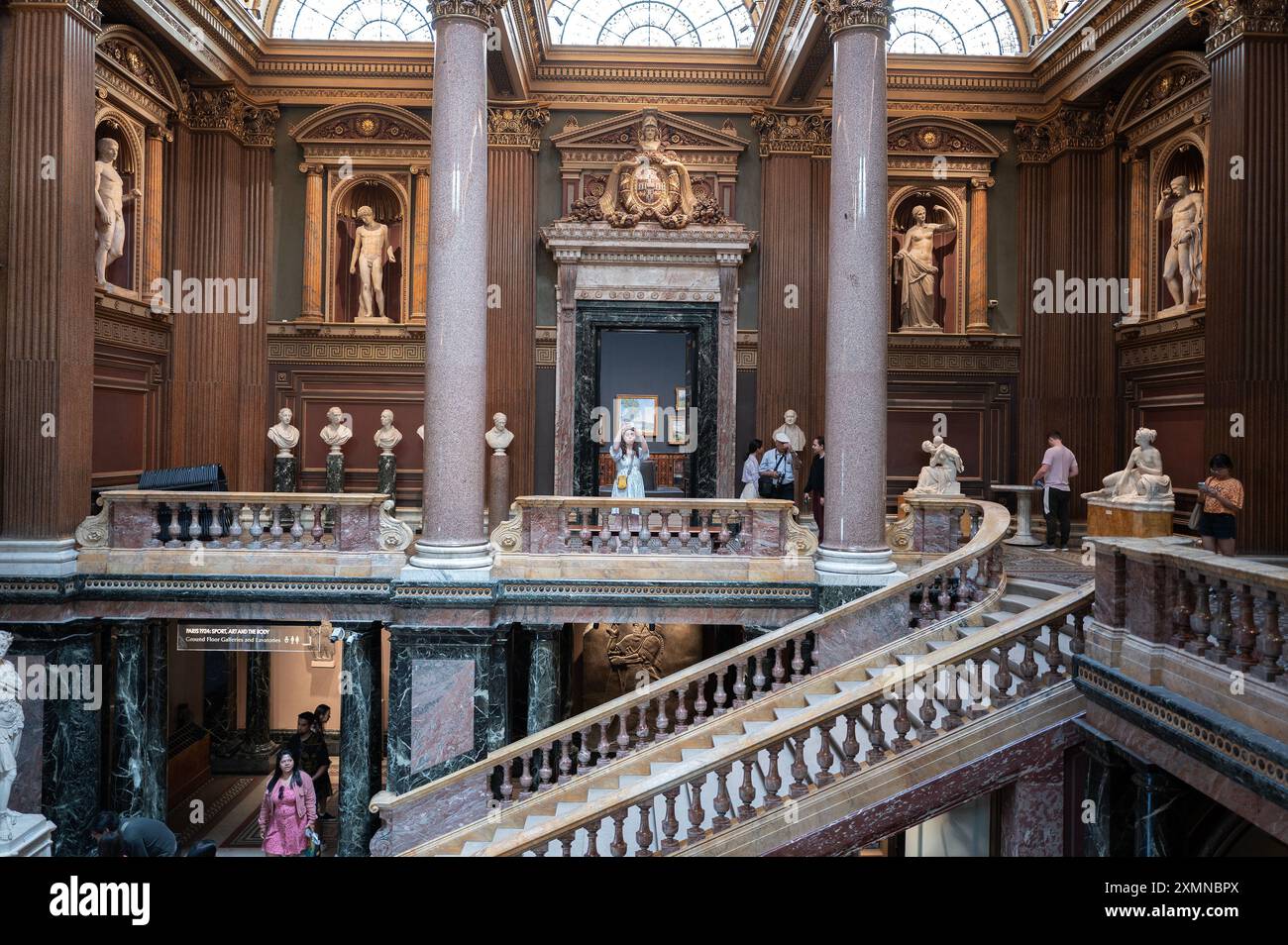 Fitzwilliam Museum Art gallery Cambridge UK The Founders Entrance. In ...