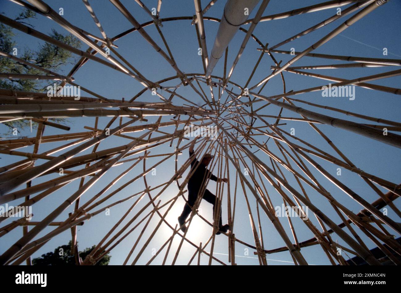 David Parfitt's Tatlin tower take two. 10 May 1999 Picture by Roger ...