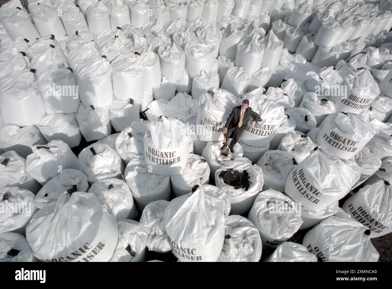 Organic Fertilizer Sacks - Southampton 15 February 1999 Picture by ...