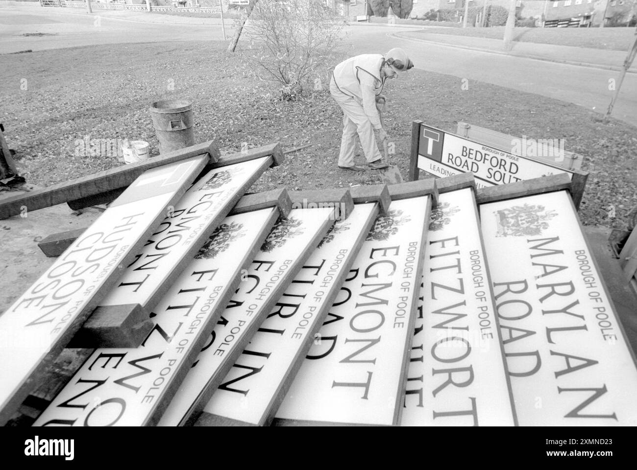 Indestructible road Signs in the borough of Poole , Dorset 18 November ...