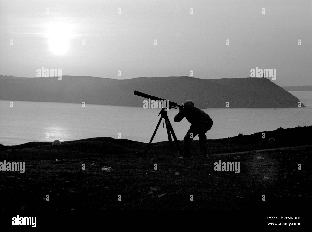 Picture of a sunset Black and White Stock Photos & Images - Alamy