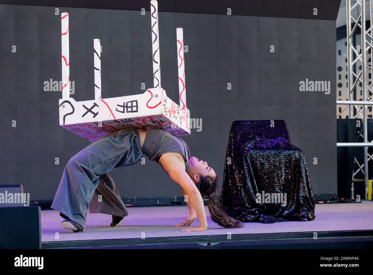 Paris, France. 28th July, 2024. The impressive girls of Eye Catching ...