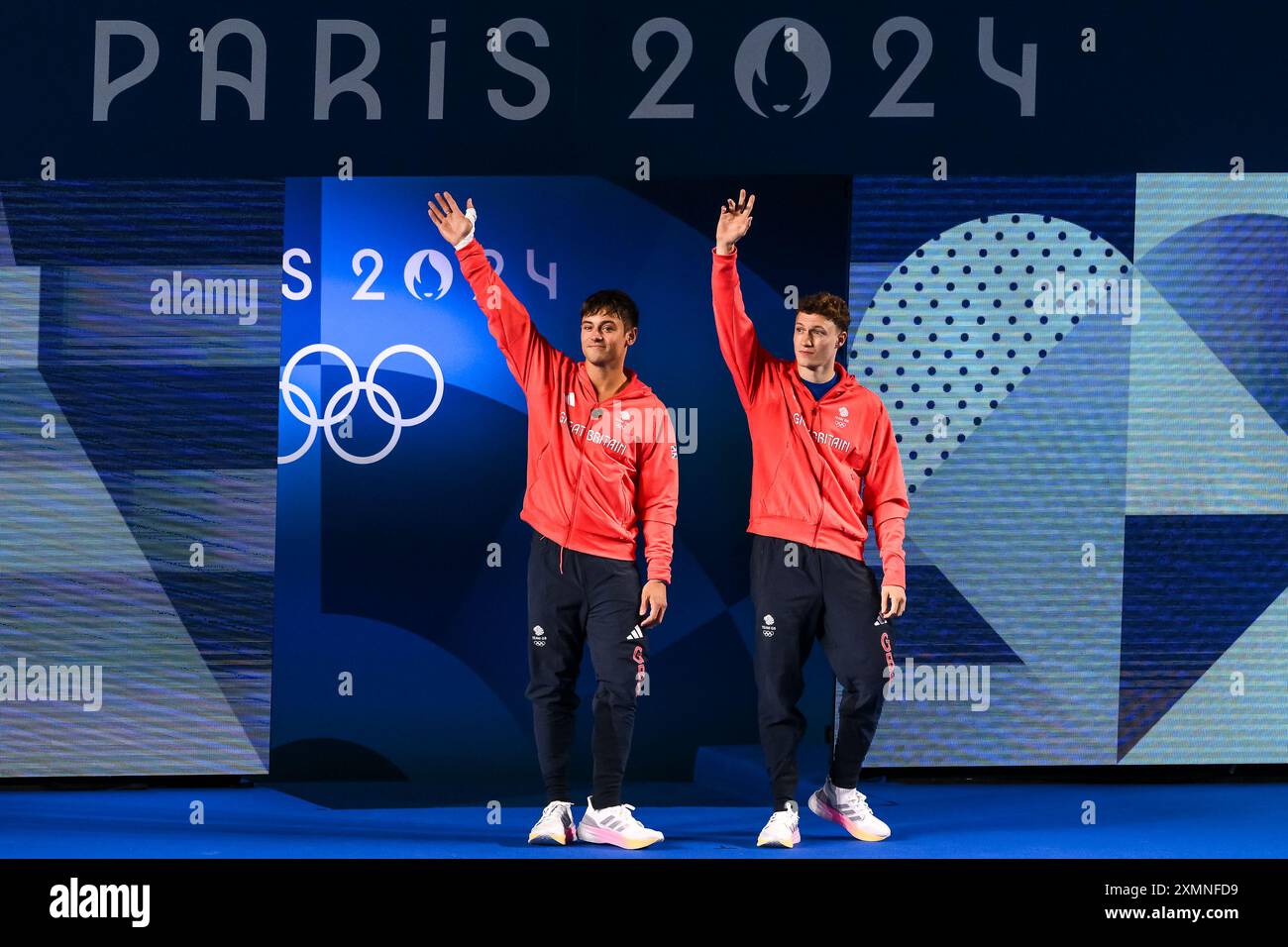 Paris, France. 29th July, 2024. Thomas Daley and Noah Williams of Great ...