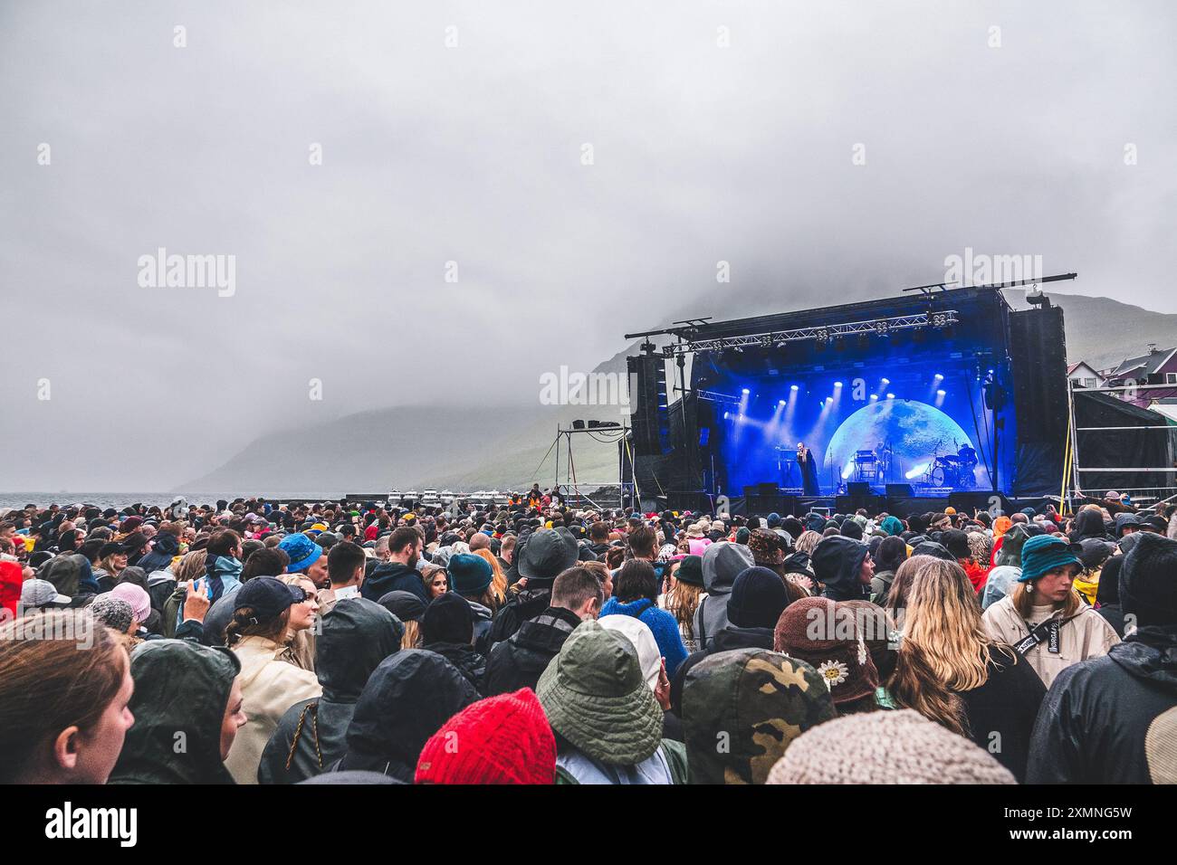 Sydregote, Faroe Island. 19th, July 2024. The Faroese singer ...