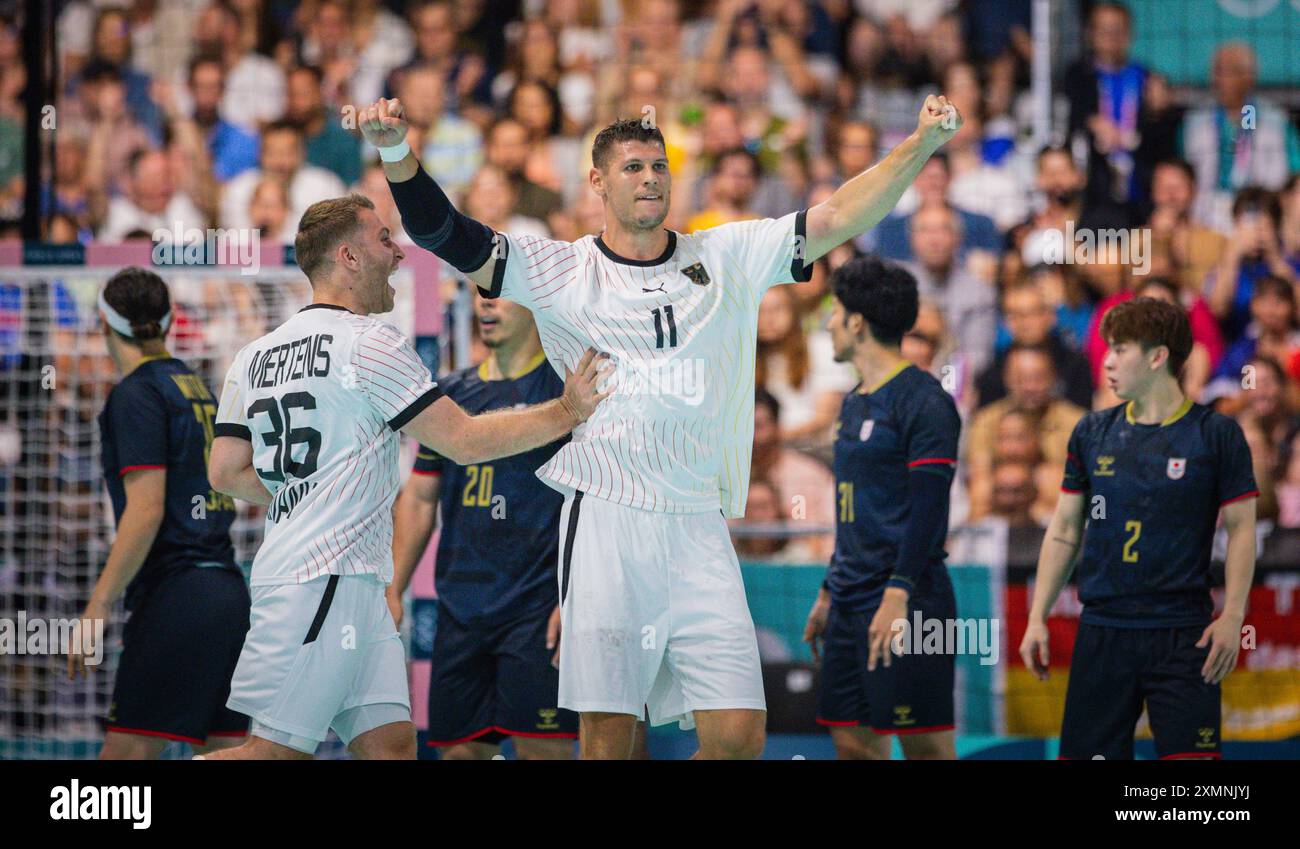 Paris, France. 29th Jul 2024. Lukas Mertens (GER) Sebastian Heymann ...