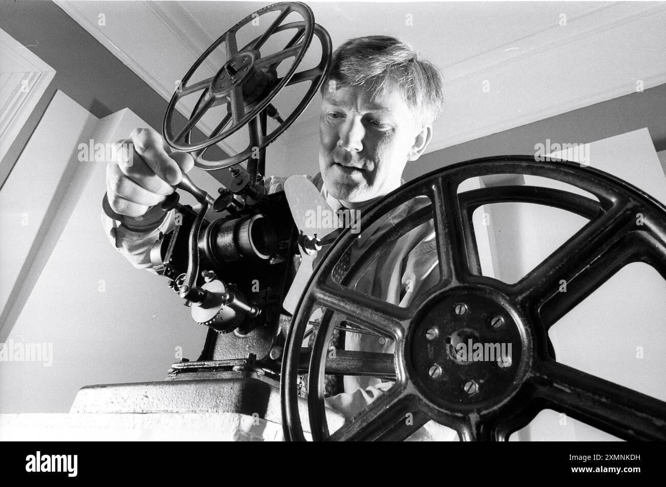 Projectionist 23 September 1993 Picture by Roger Bamber Stock Photo - Alamy
