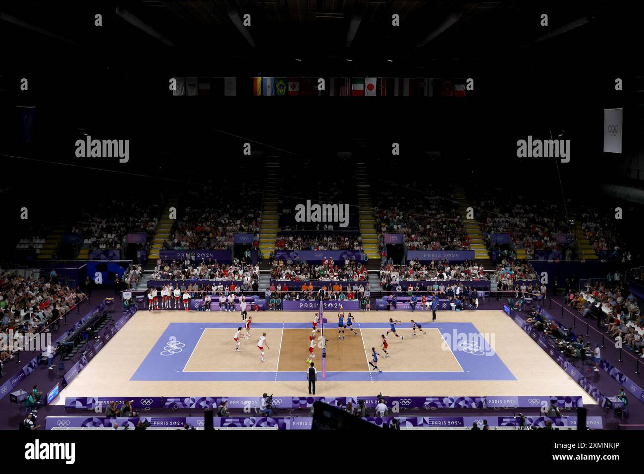 Paris, France. 28th July, 2024. General view Volleyball : Women's ...