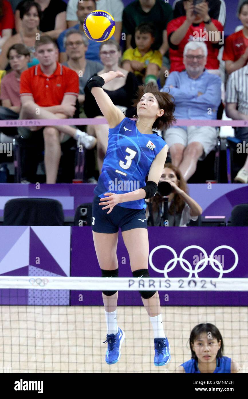 Paris, France. 28th July, 2024. Sarina Koga (JPN) Volleyball : Women's ...