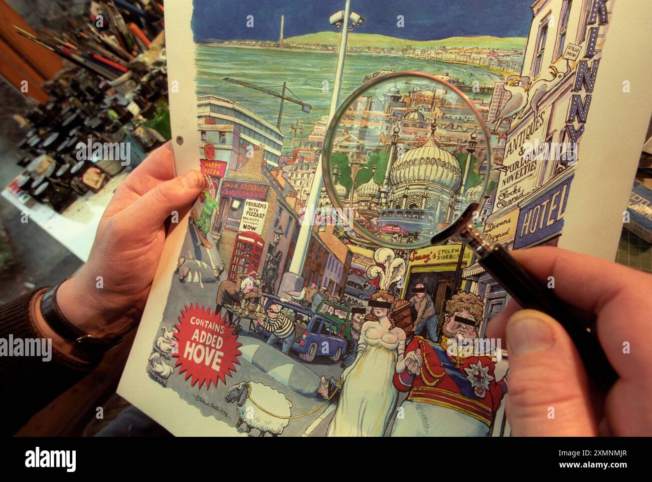 Steve Bell , cartoonist for The Guardian , designed the poster for the ...