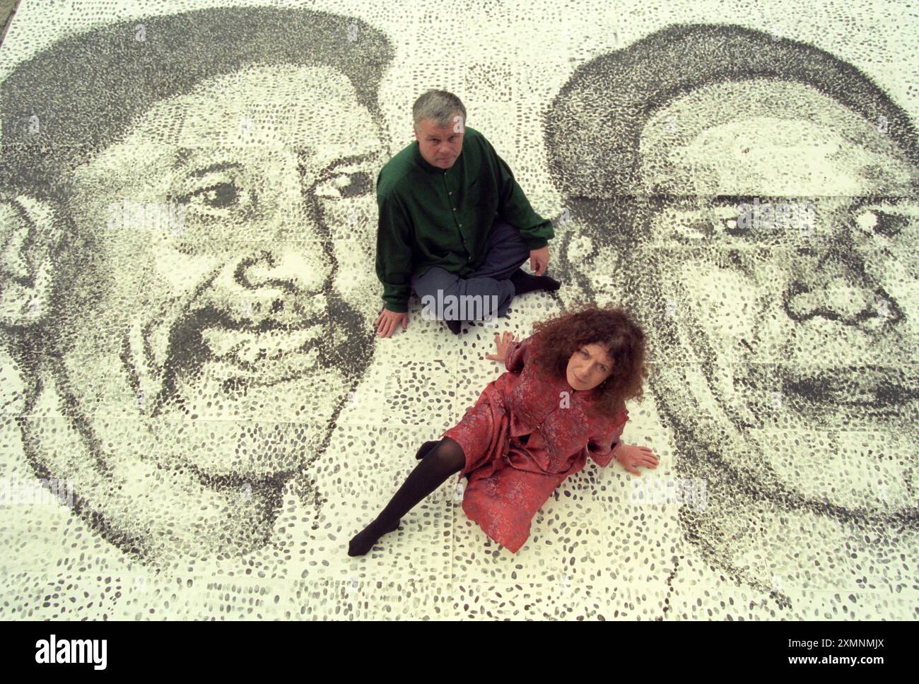 Body Shop founder Anita Roddick and artist Chris Robinson, October 1998 ...