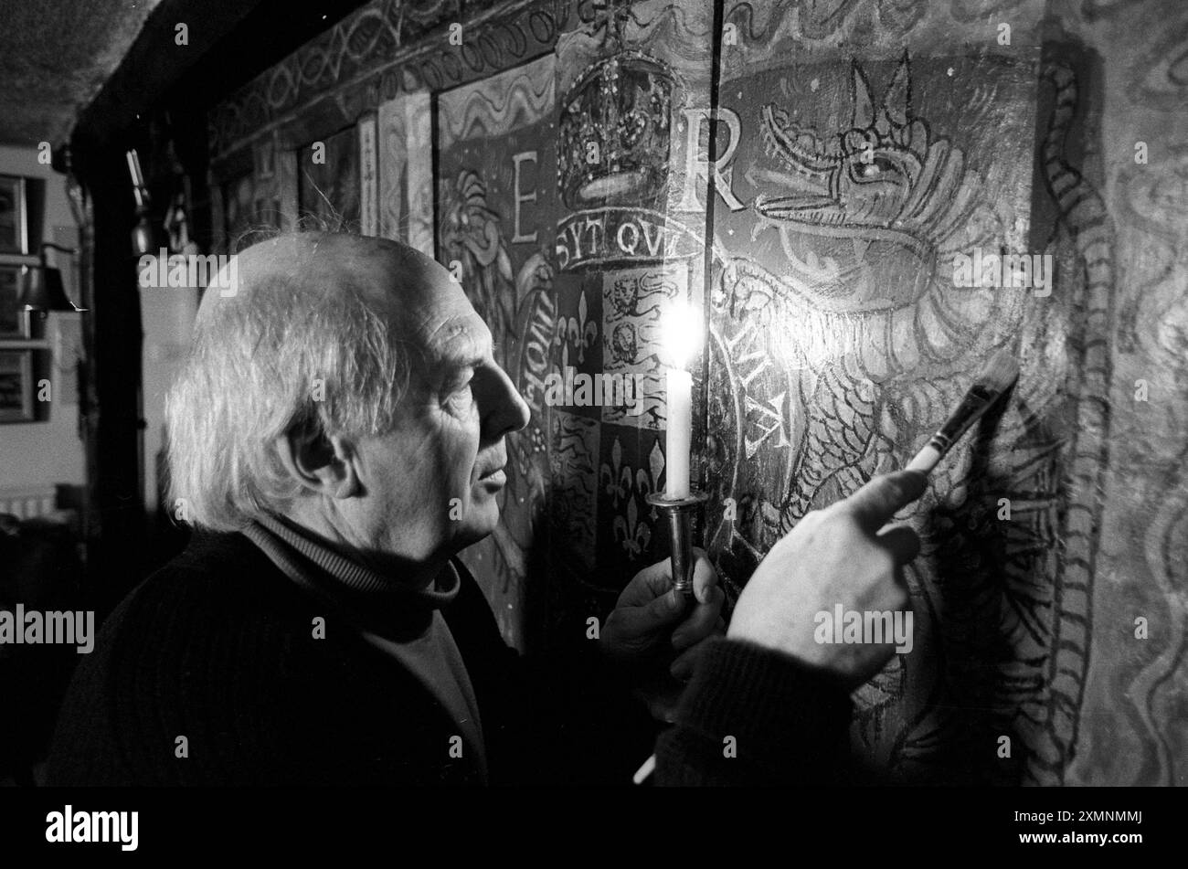 Sidmouth , Devon artist , Kenneth Gribble , sets about restoring a 500 ...