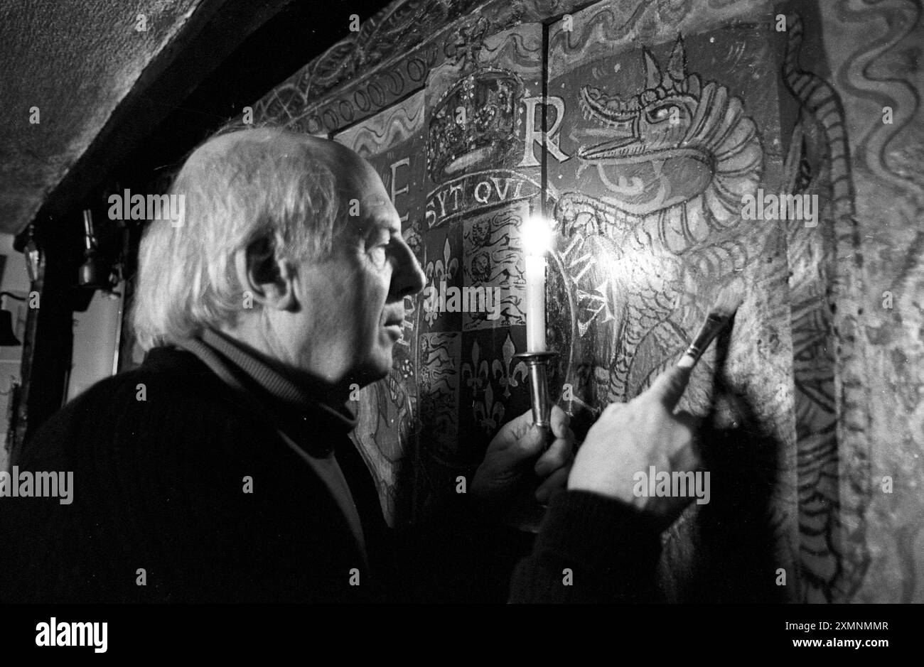 Sidmouth , Devon artist , Kenneth Gribble , sets about restoring a 500 ...