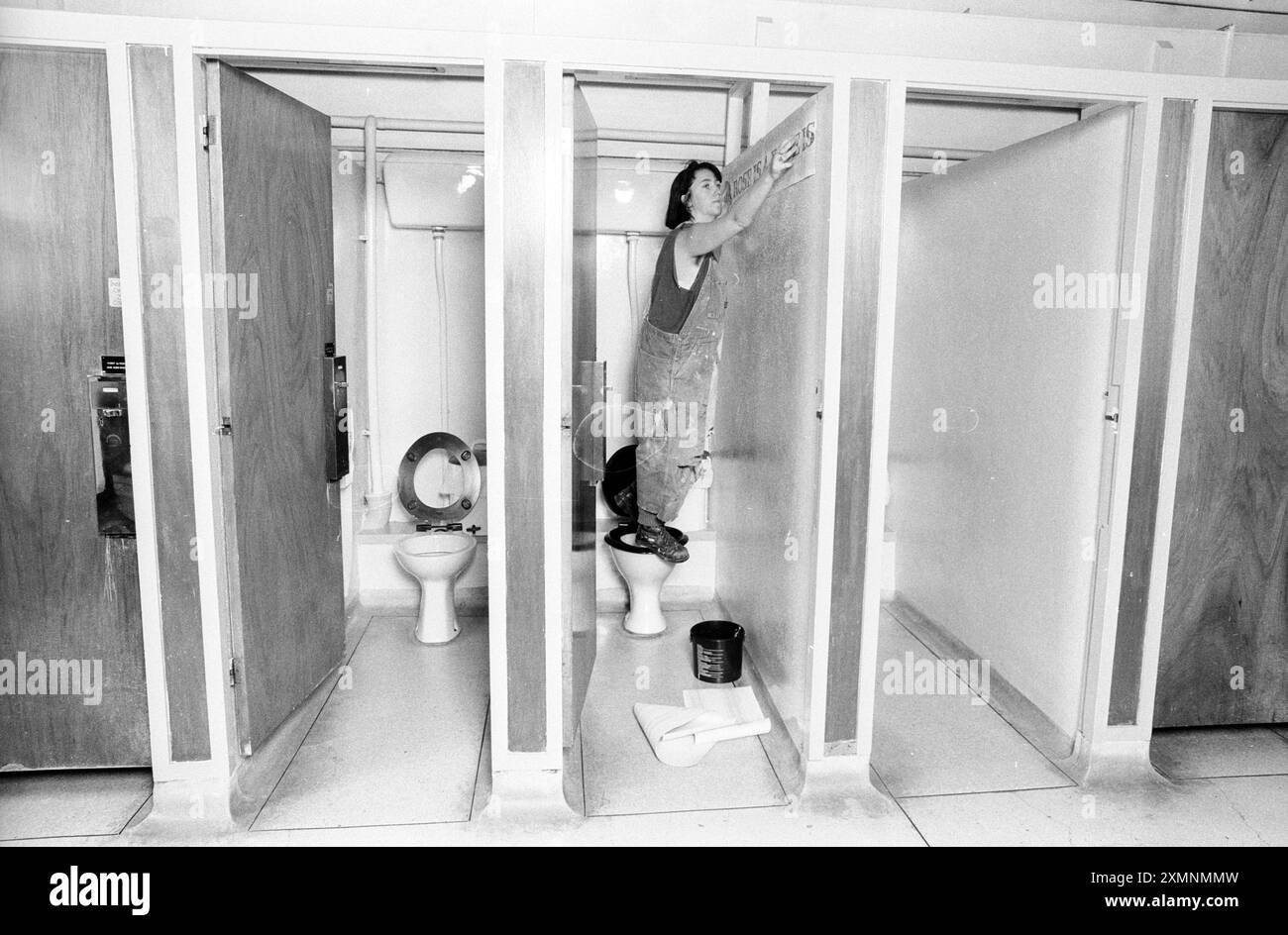 Female toilet graffiti Black and White Stock Photos & Images - Alamy