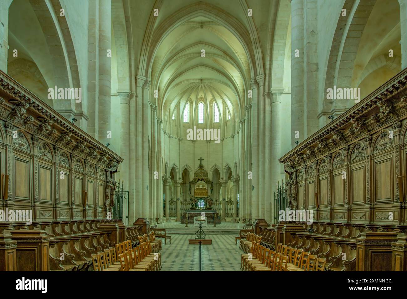 Abbey of pontigny hi-res stock photography and images - Alamy
