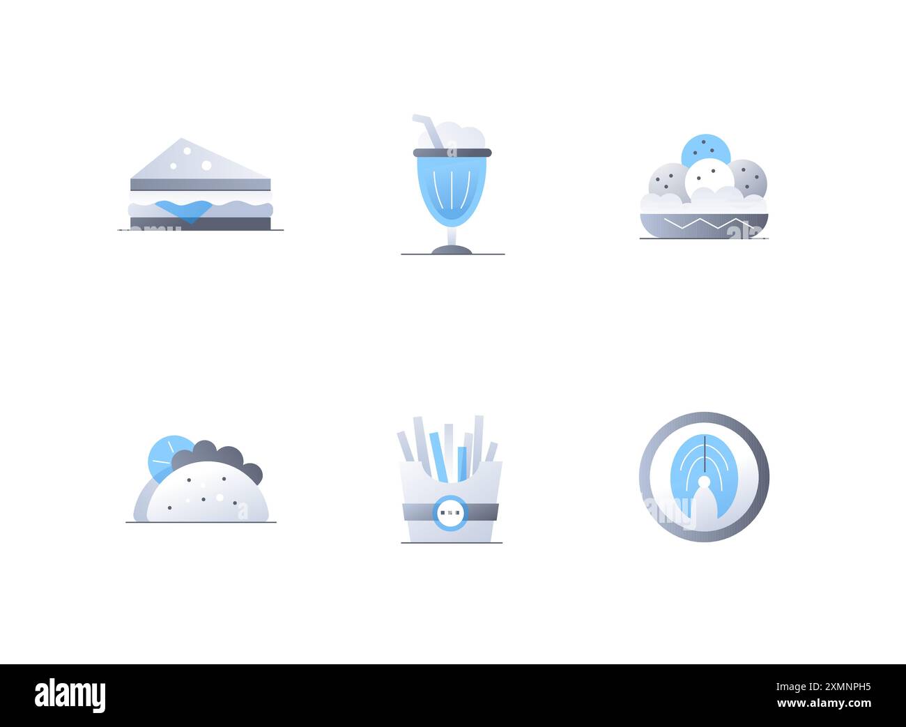 Snacks to go Stock Vector Images - Alamy