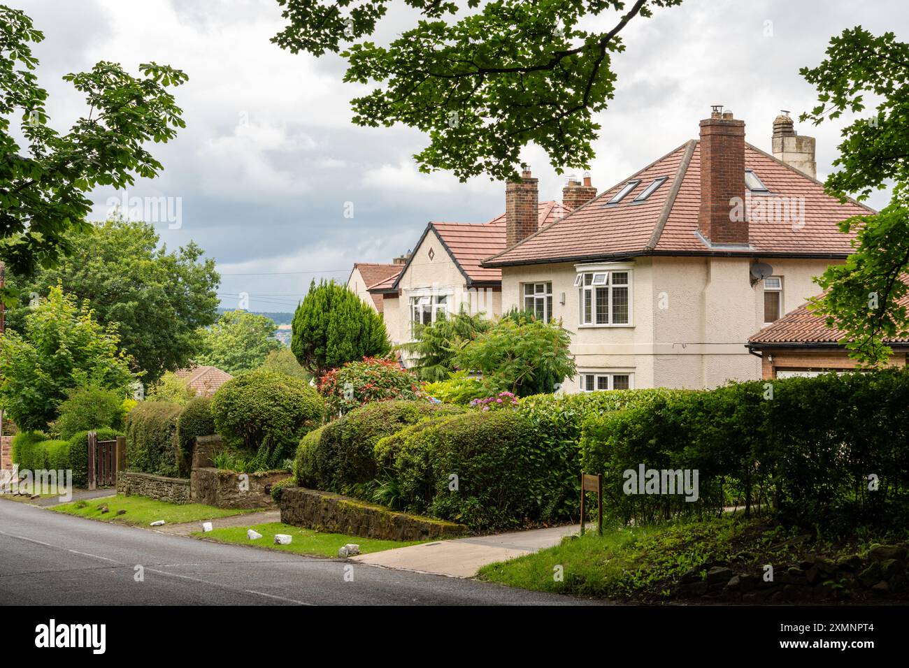 Tudhoe Village, Spennymoor, County Durham, UK. Pretty houses in the ...