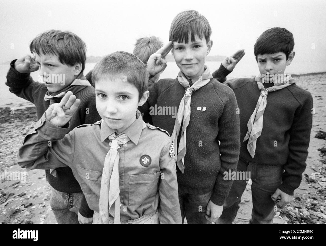 Russian Scouts 25 February 1994 Picture by Roger Bamber Stock Photo - Alamy