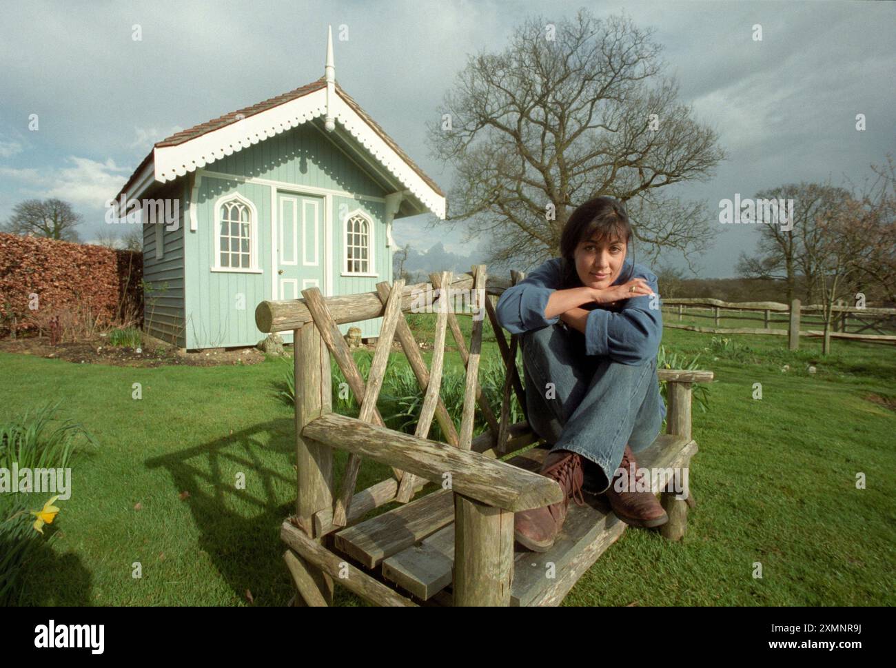 Author Polly Samson wife of Dave Gilmore 26 March 1999 Picture by Roger ...