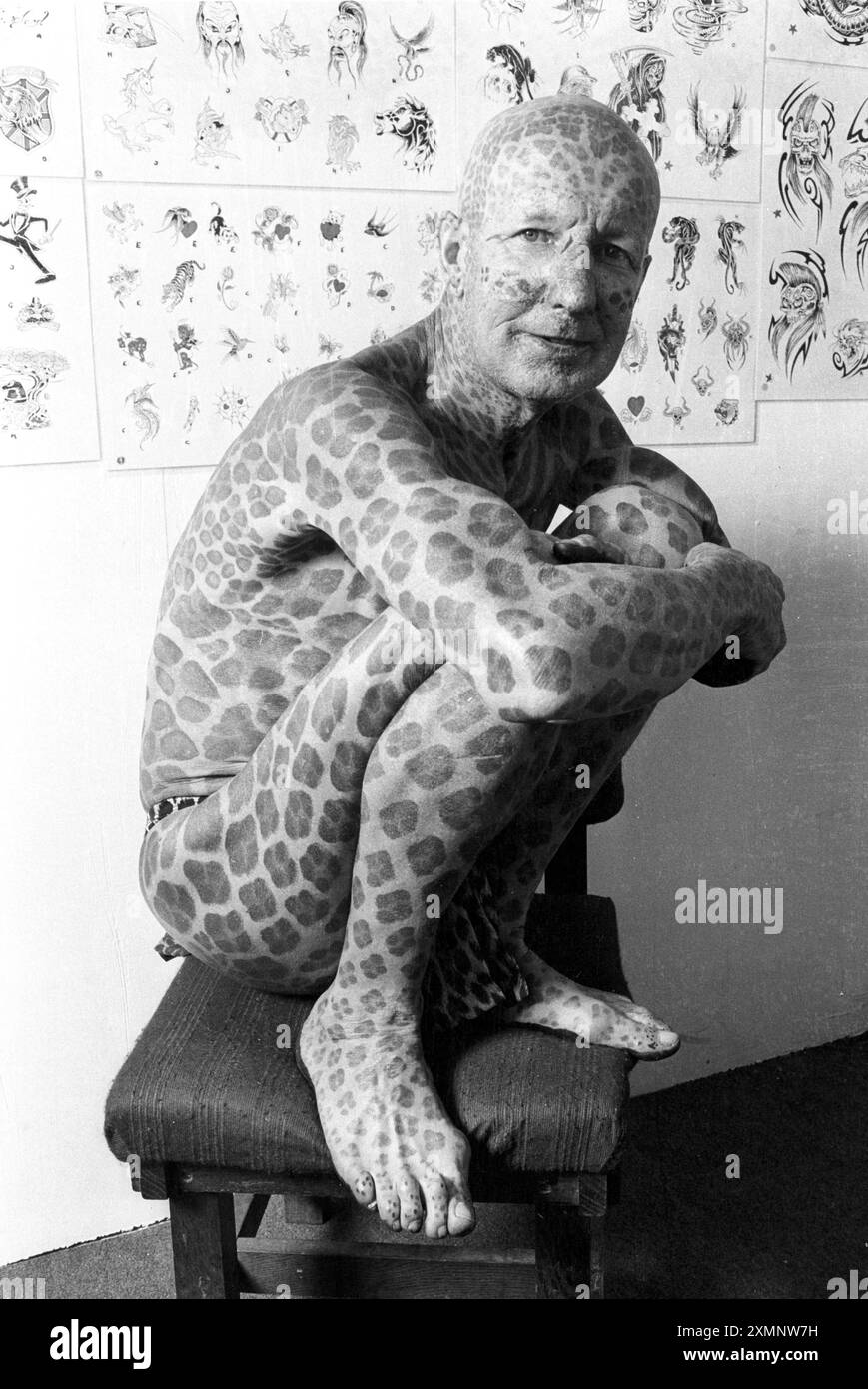 Tom Leppard, born as Tom Wooldridge, also known as Leopard Man or the ...