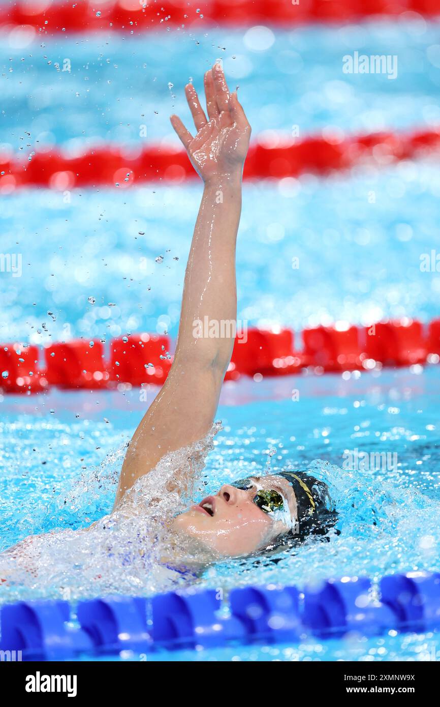 Nanterre, France. 29th July, 2024. Ageha Tanigawa (JPN) Swimming ...