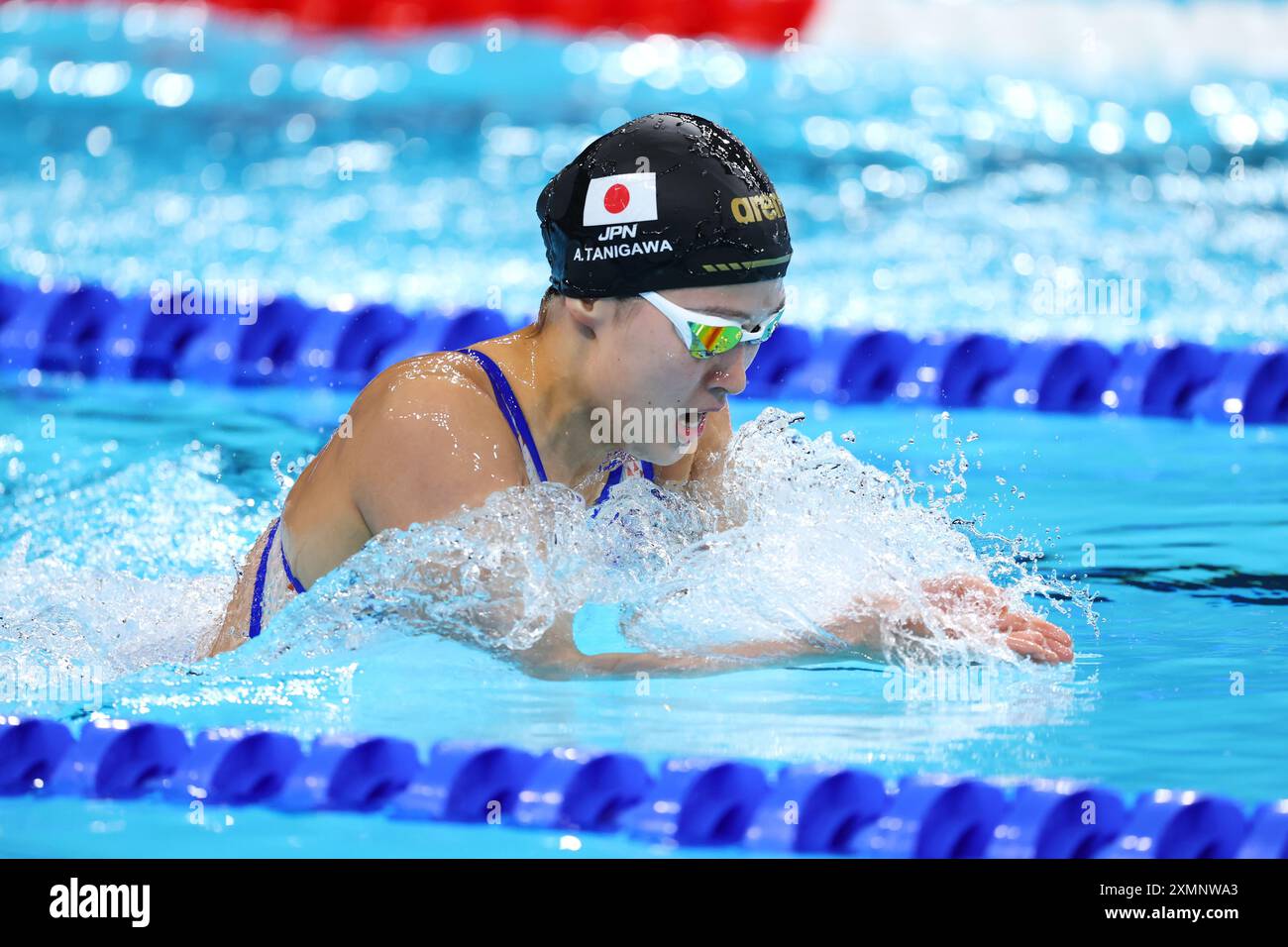 Nanterre, France. 29th July, 2024. Ageha Tanigawa (JPN) Swimming : Women's 400m Individual ...
