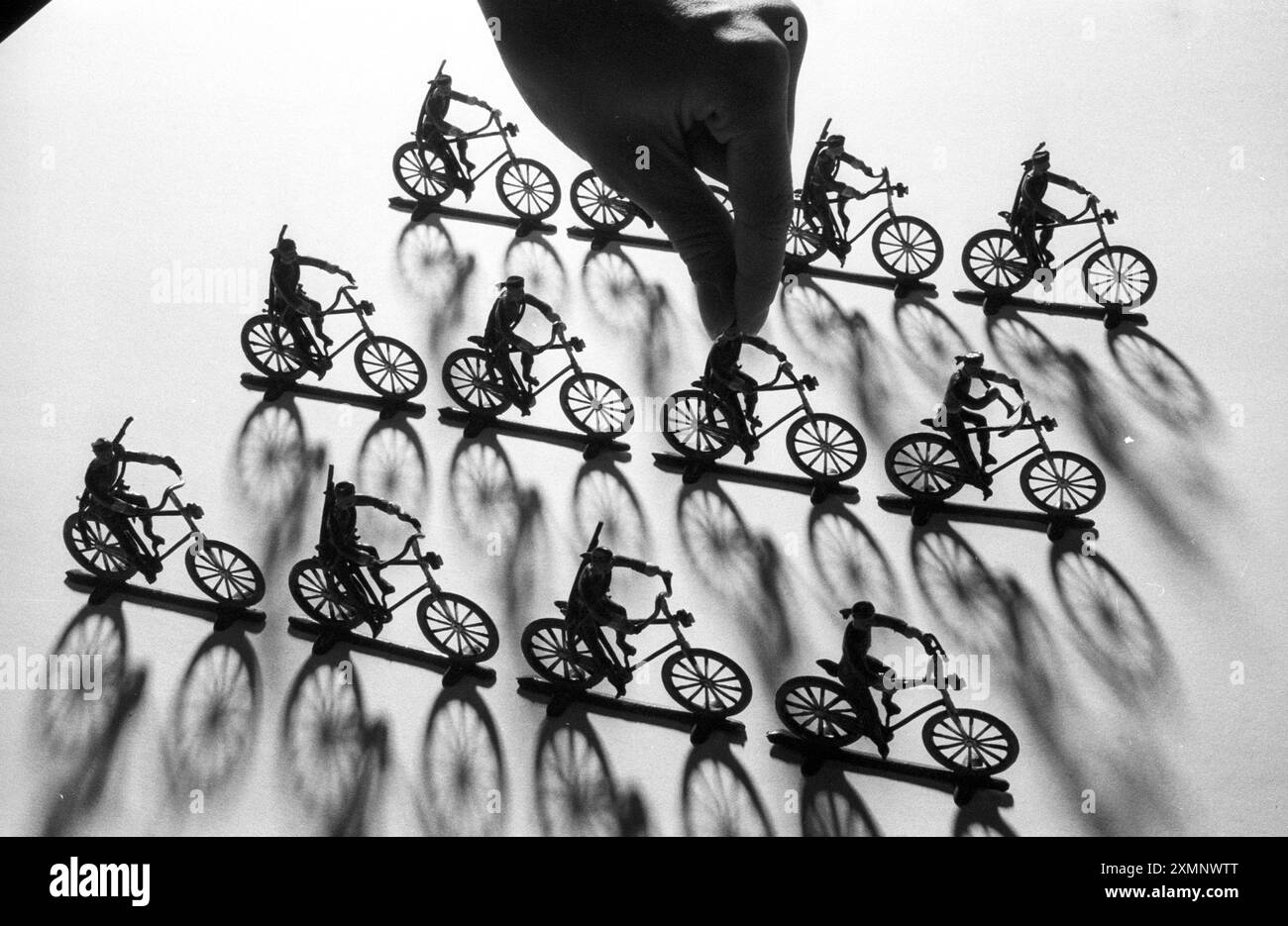 Military Cycles Toy Soldiers on bikes 14 December 1993 Picture by Roger ...