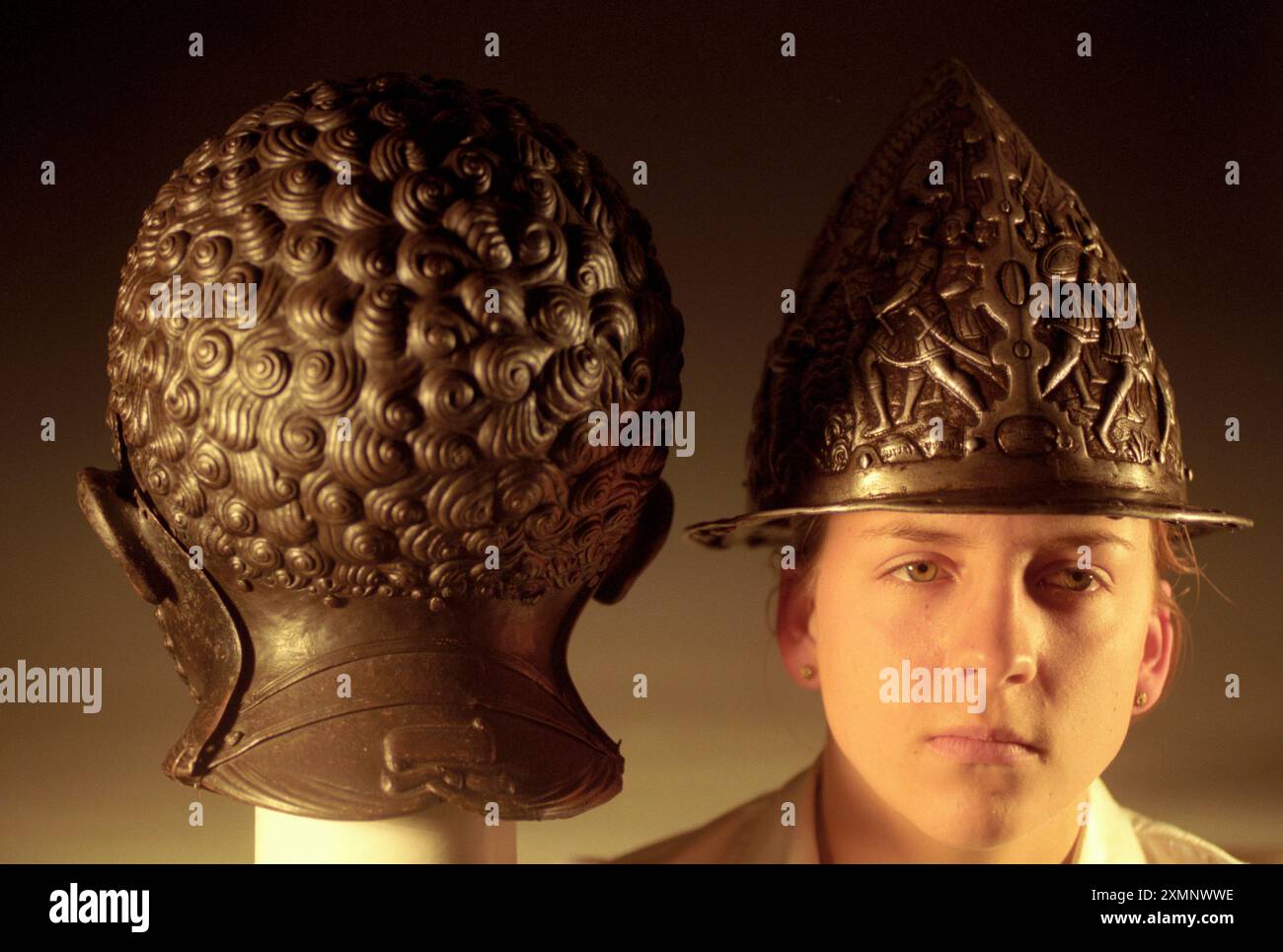 Rare Helmet 30 June 1997 Picture by Roger Bamber Stock Photo - Alamy