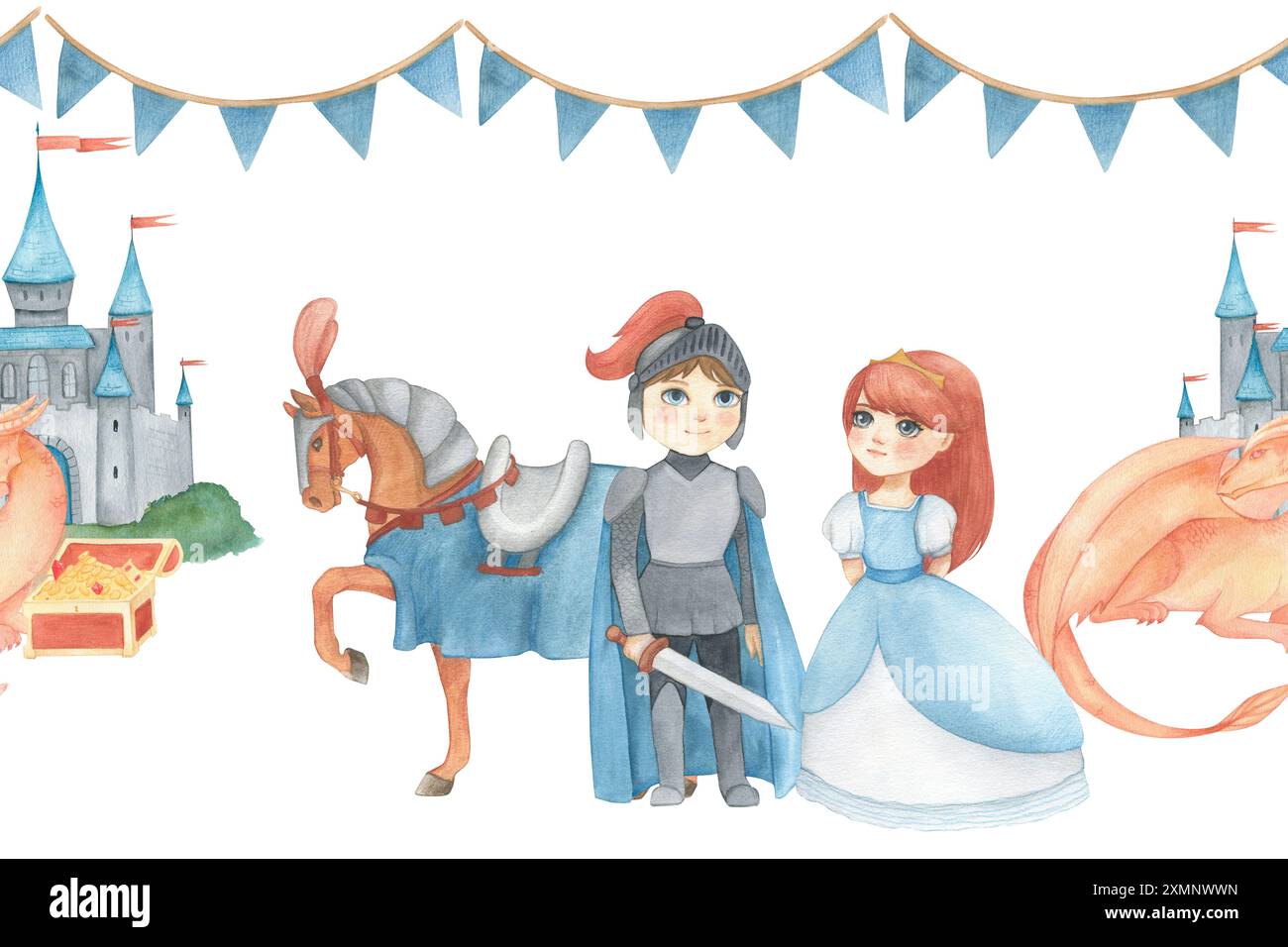 Medieval heraldic banner knight hi-res stock photography and images - Alamy