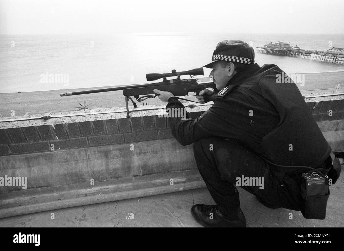 Police marksman , Brighton Armed Police Picture by Roger Bamber Undated ...