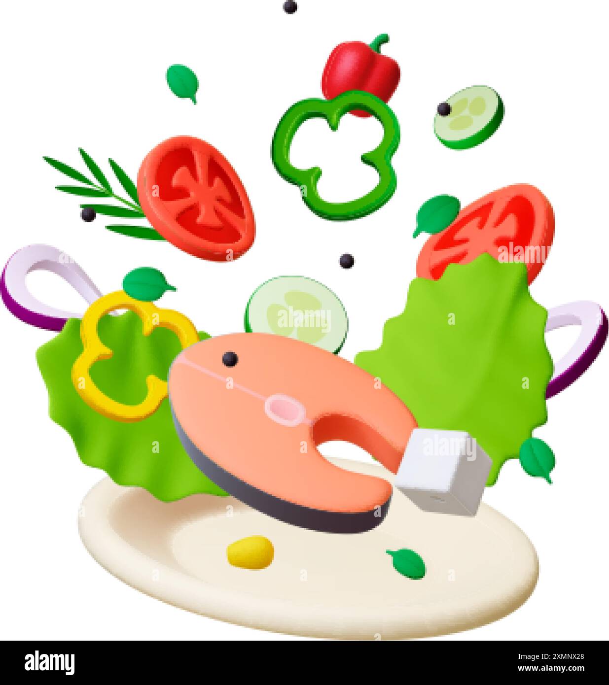 Cheese onion on plate Stock Vector Images - Alamy