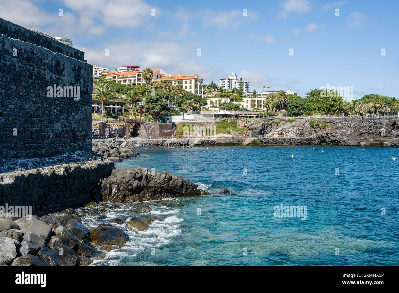Beach front views in Madeira Stock Photo - Alamy