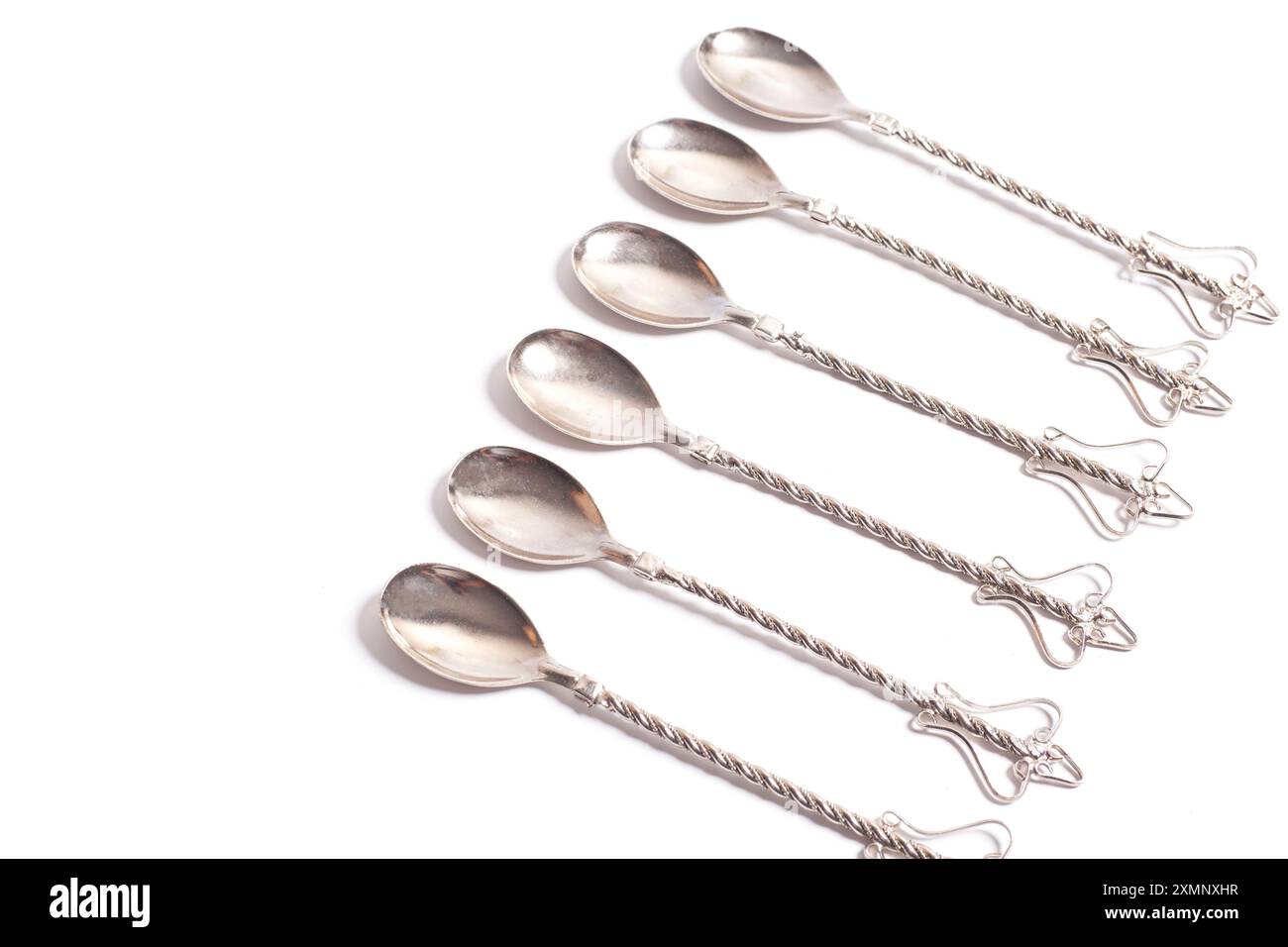 Silver teaspoons Cut Out Stock Images & Pictures - Alamy