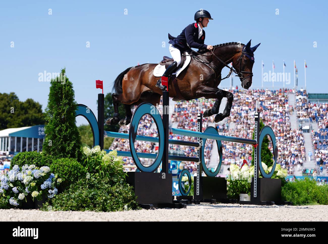 Great Britain's Tom Mcewen aboard Jl Dublin during the Eventing Team ...