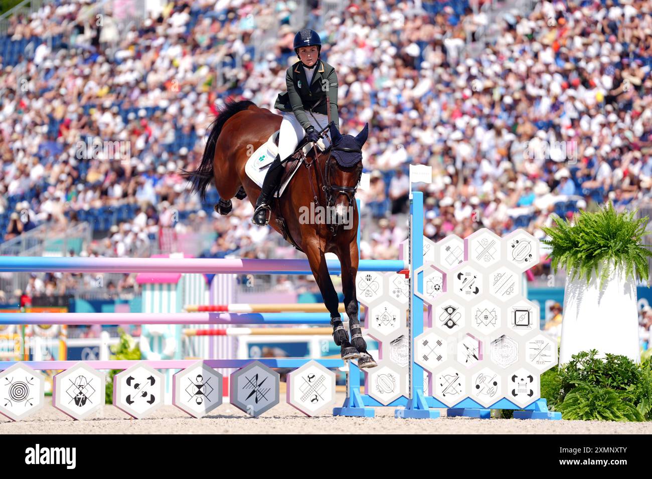 Ireland's Susannah Berry aboard Wellfields Lincoln during the Eventing ...