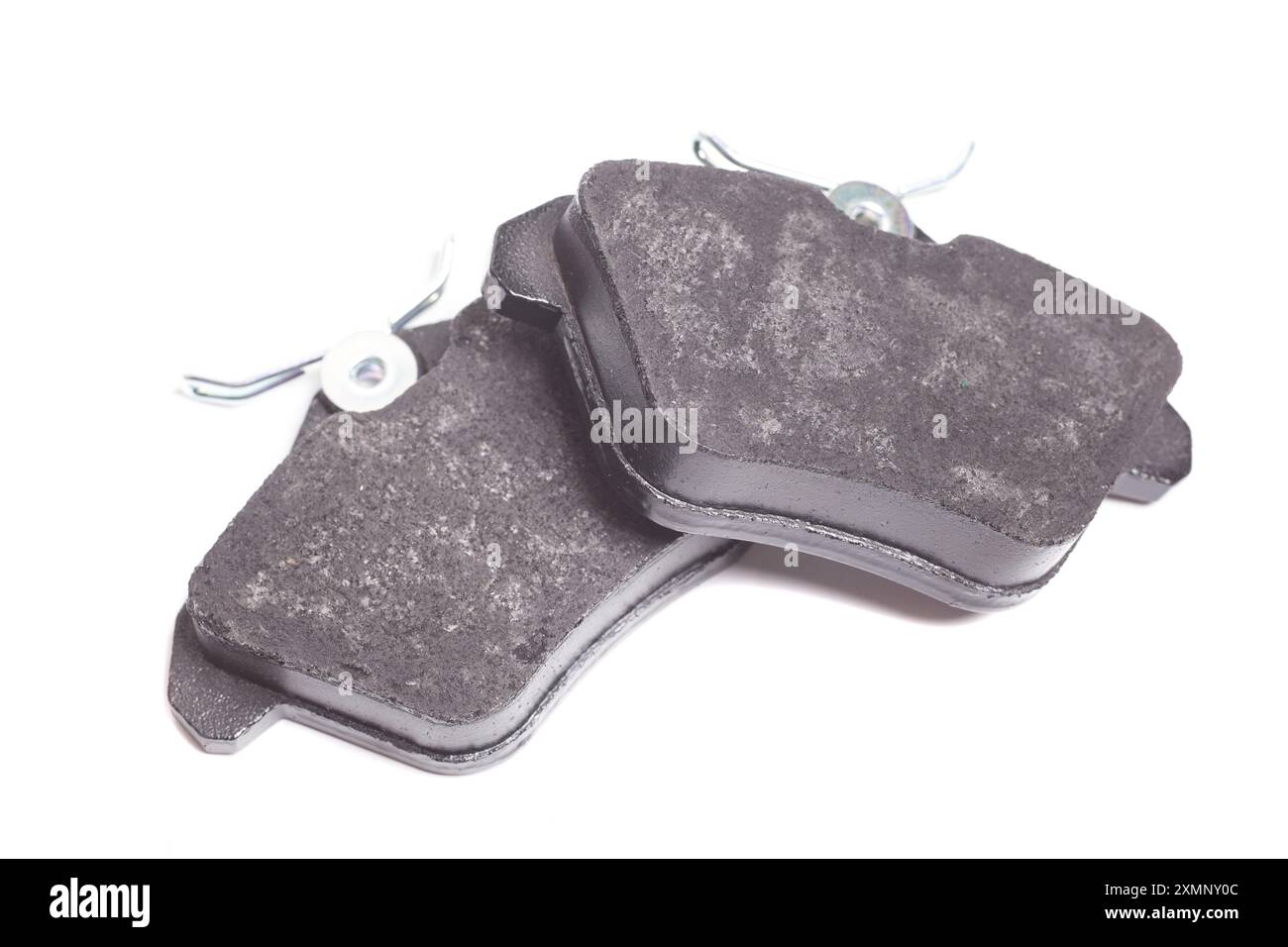 Auto brake pads isolated on white background Stock Photo - Alamy