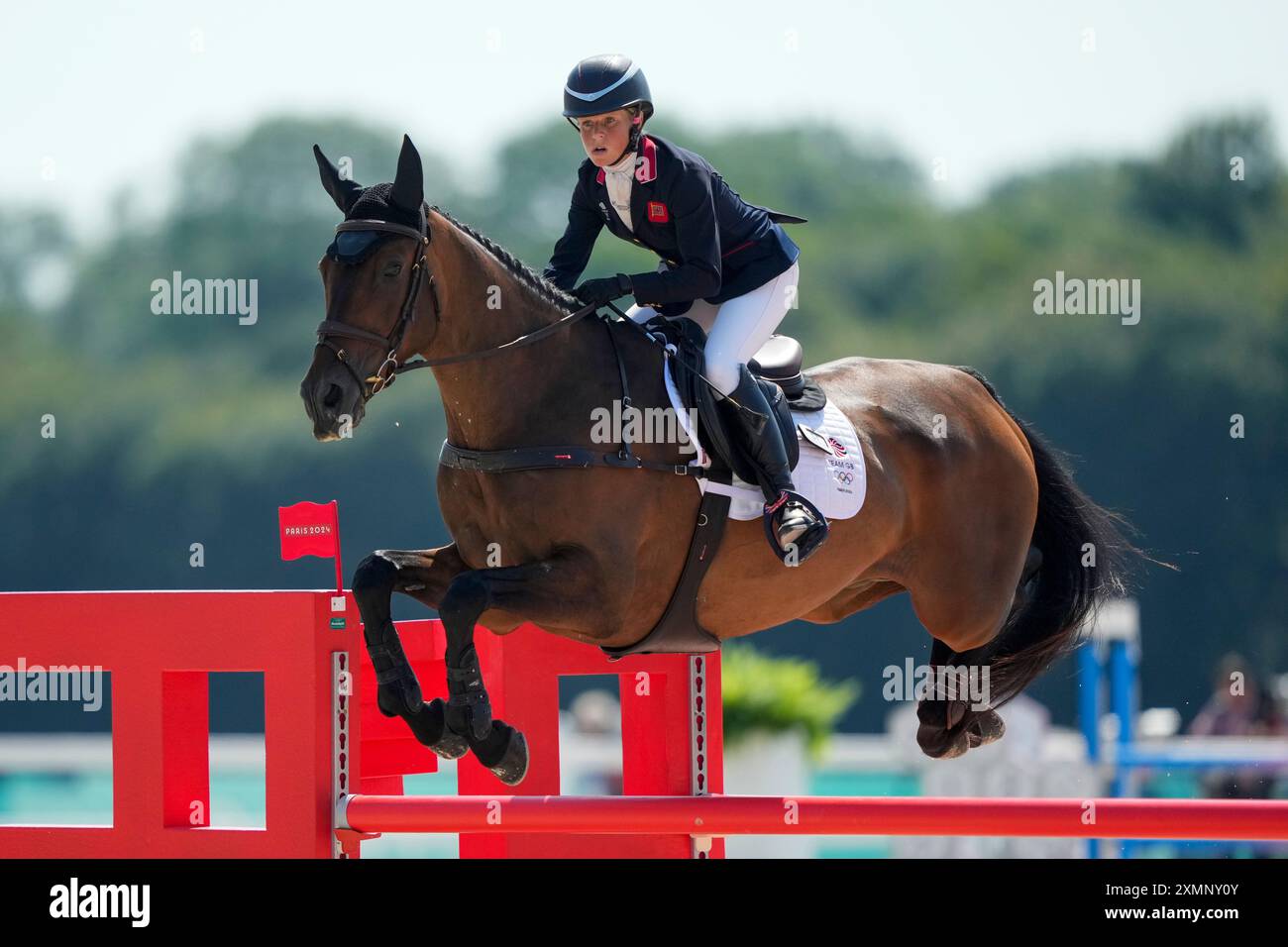 Britain's Rosalind Canter, riding Lordships Graffalo, competes in the ...
