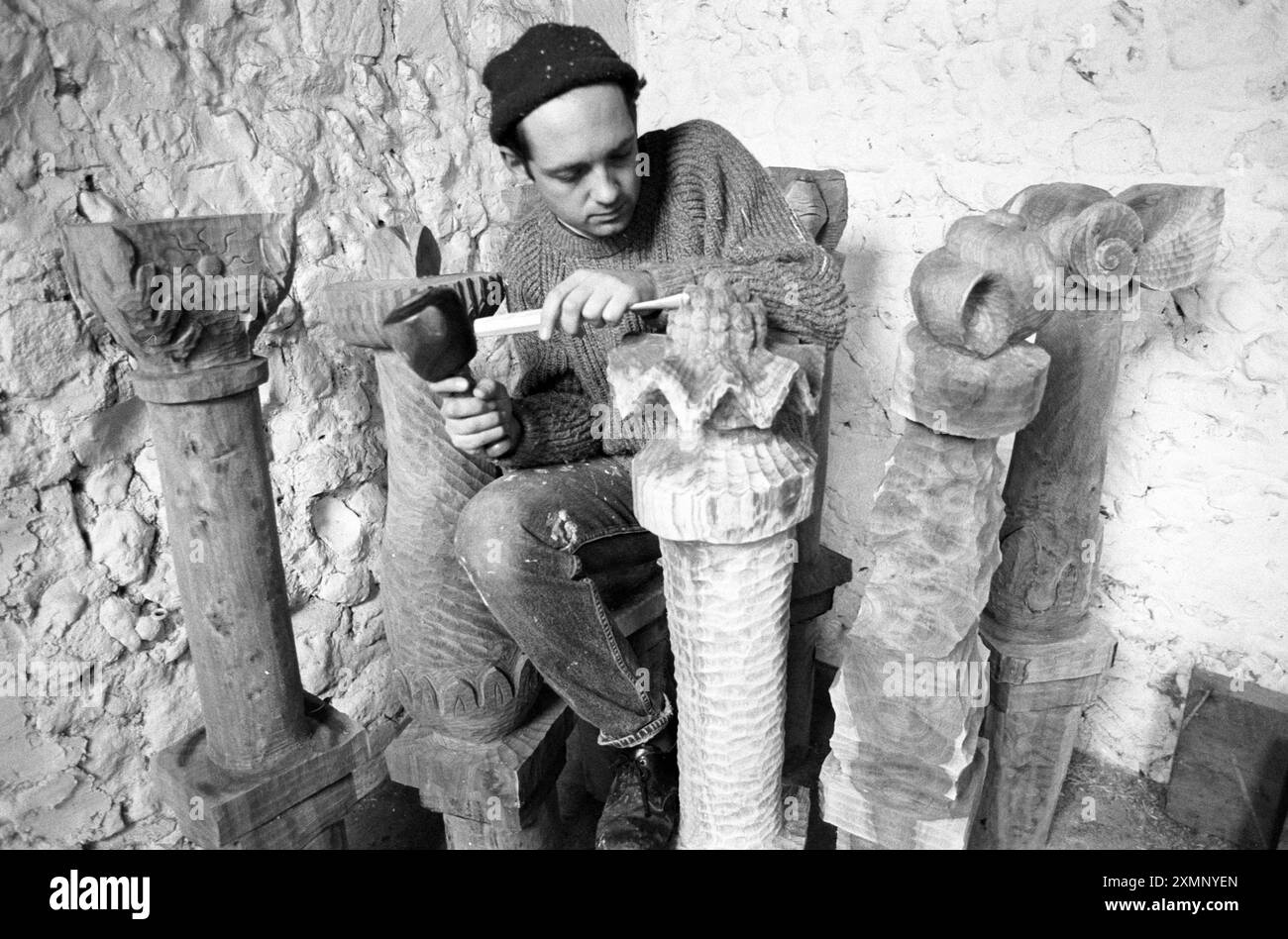 Sculpture of steve Black and White Stock Photos & Images - Alamy