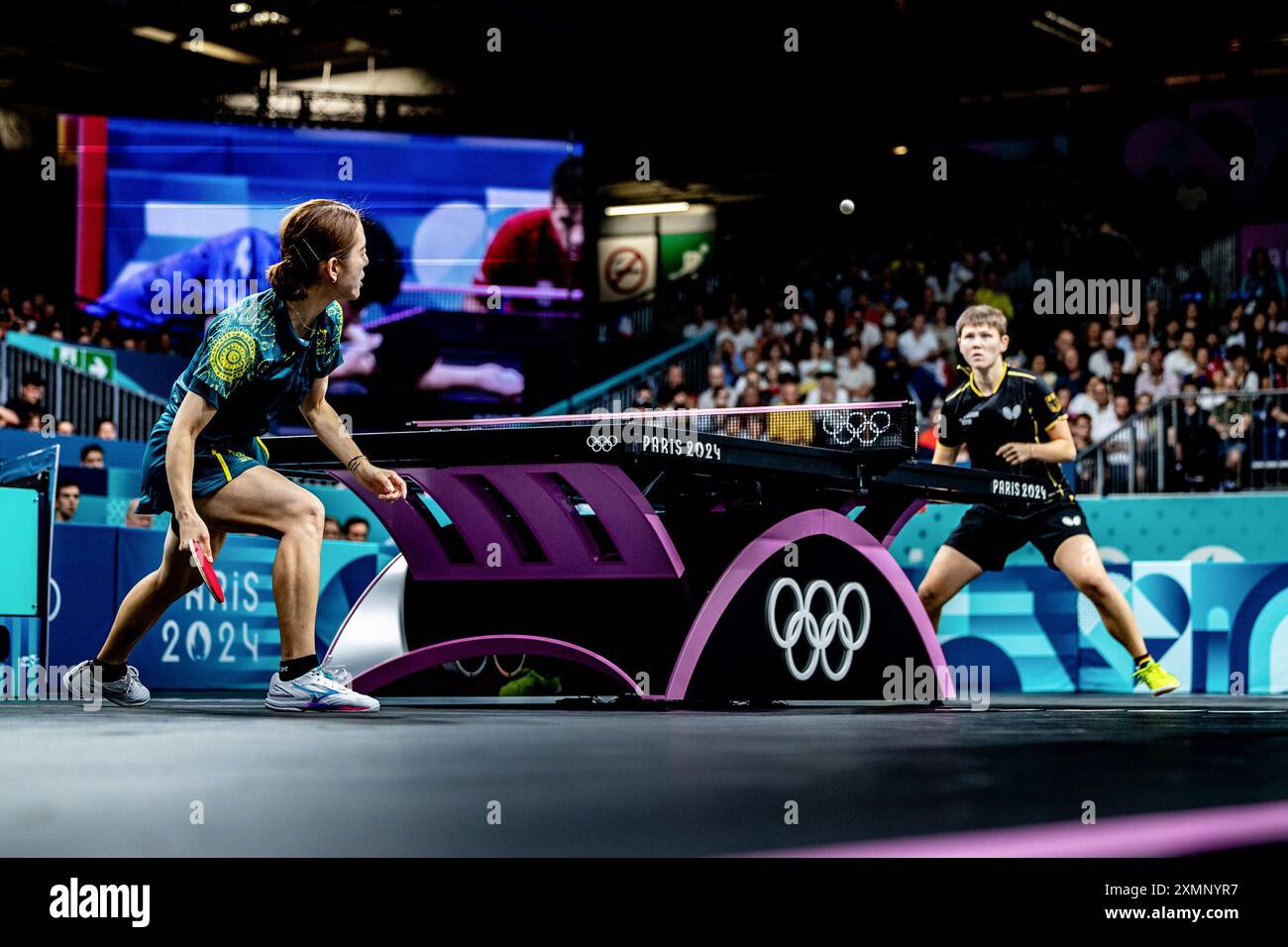 Minhyung JEE, Nina Mittelham Tischtennis, Olympische Spiele Paris 2024 ...