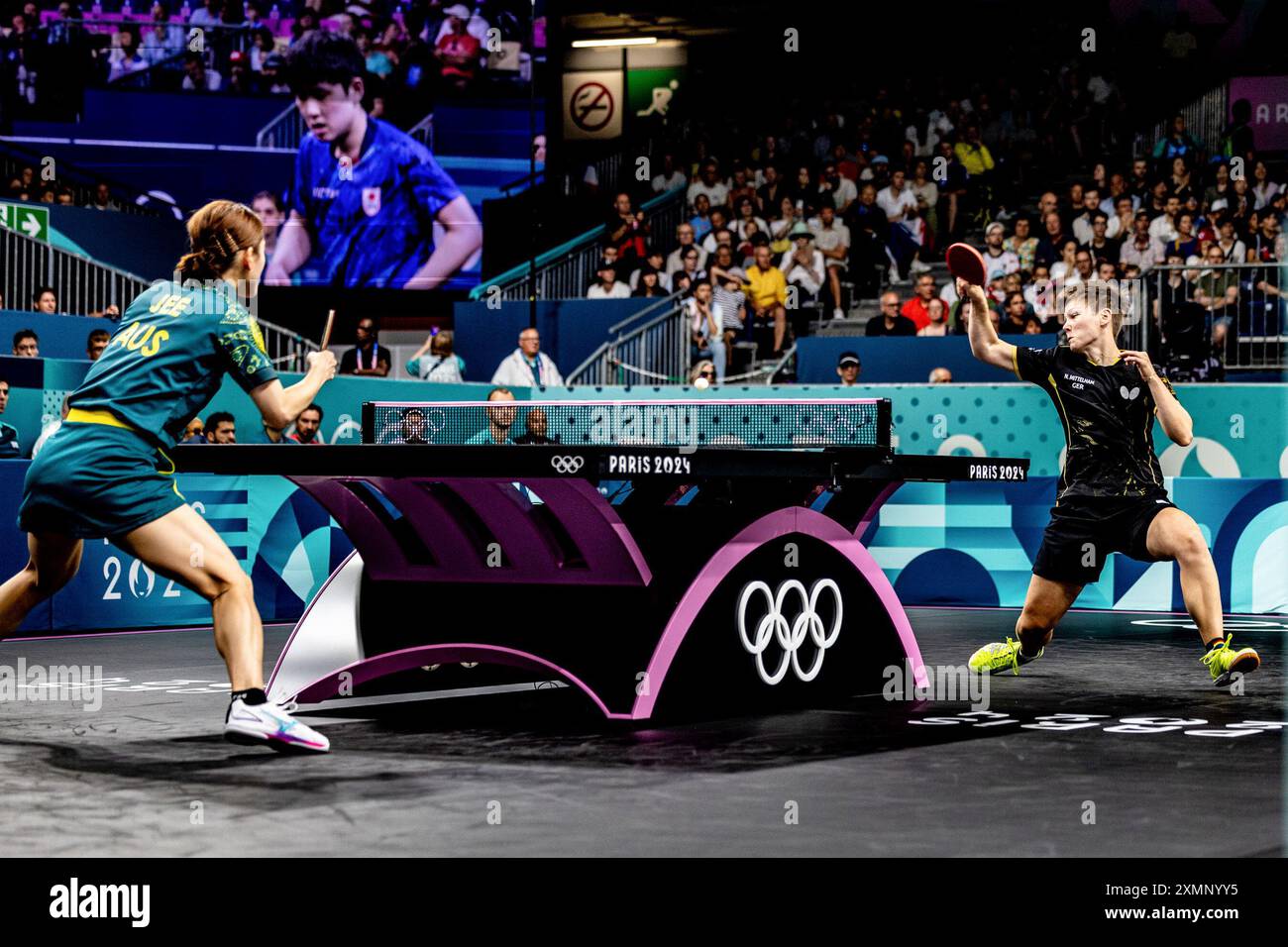 Minhyung JEE, Nina Mittelham Tischtennis, Olympische Spiele Paris 2024 ...