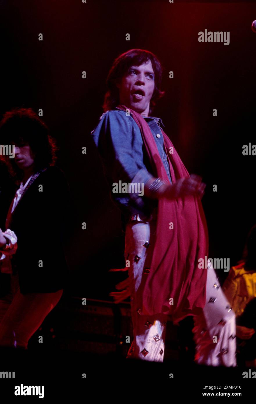 Mick Jagger performing with the Rolling Stones in Vienna1973 Picture by ...