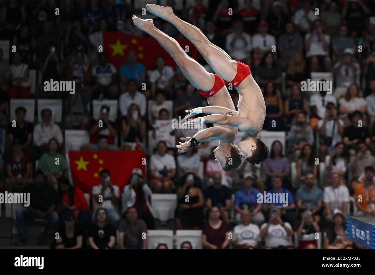 Paris, France. 29th July, 2024. Olympics, Paris 2024, water diving ...