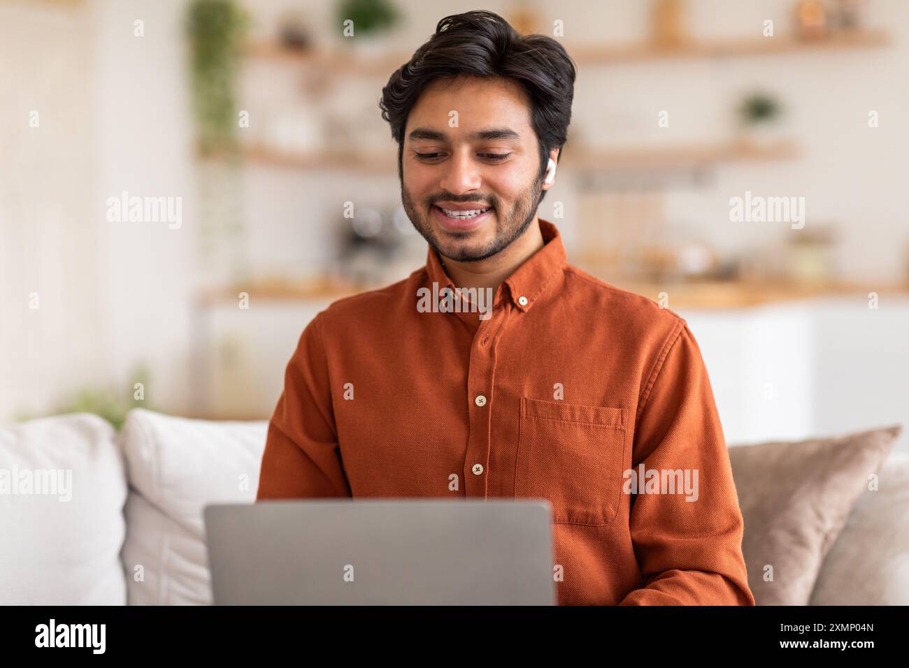 Indian man home wearing hi-res stock photography and images - Alamy