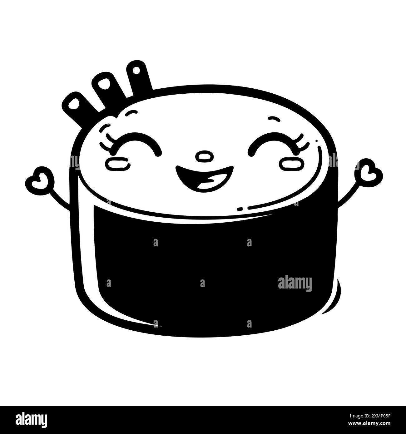 Smiling character art Black and White Stock Photos & Images - Alamy