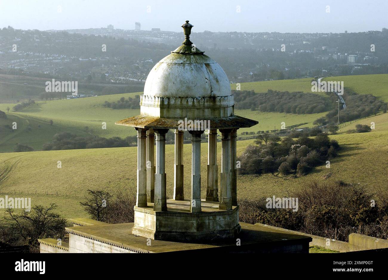 Picture by Roger Bamber: 9 February 2002:The Chattri , a memorial built ...